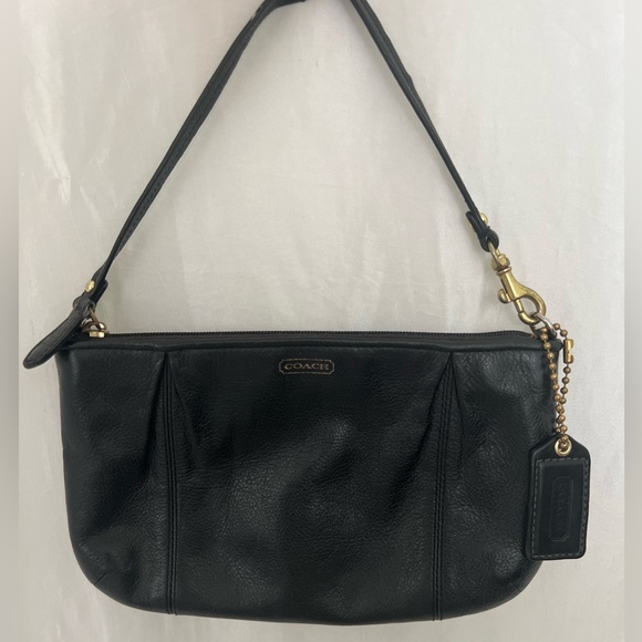 Coach | Bags | Coach Black Leather Mini Handbag | Poshmark